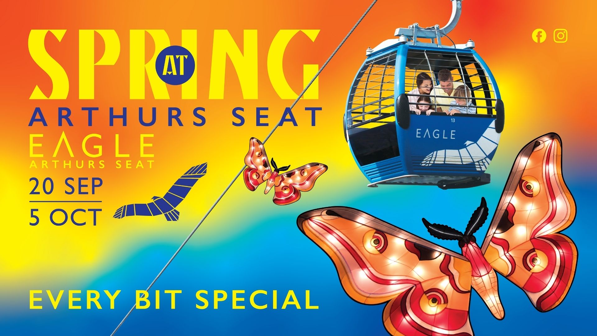 Create Spring Memories at Arthurs Seat Eagle